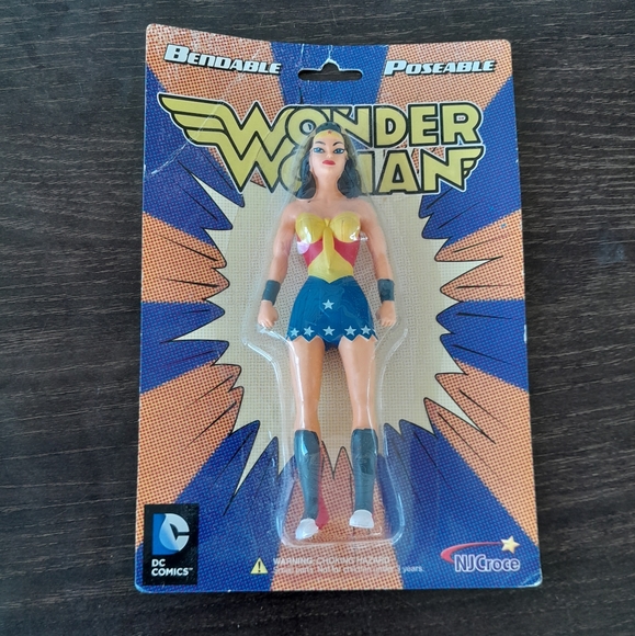Toys | Vintage Dc Comics Bendable Poseable Wonder Woman | Poshmark